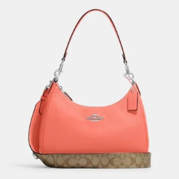 Coach | Bags | Coach Teri Hobo With Signature Canvas | Poshmark